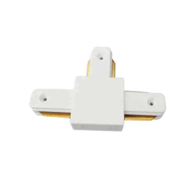 CONECTOR BLANCO MODELO T PARA RIEL MONOFASICO - Supply